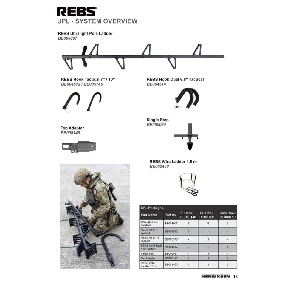 (UPL) - REBS Ultralight Pole Ladder – Lapidot